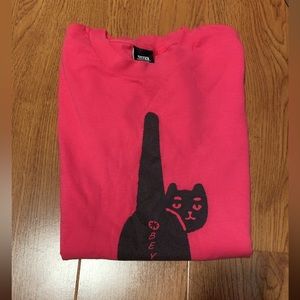 Obey | Shirts | Obey Cat Tee Small Size | Poshmark